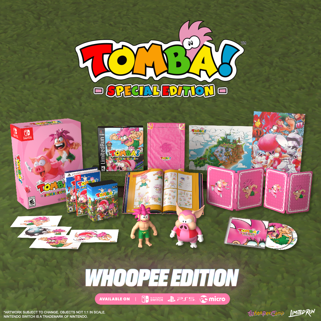 Ps5 Limited Run 108 Tomba Special Edition Whoopee Edition Limited Run Games