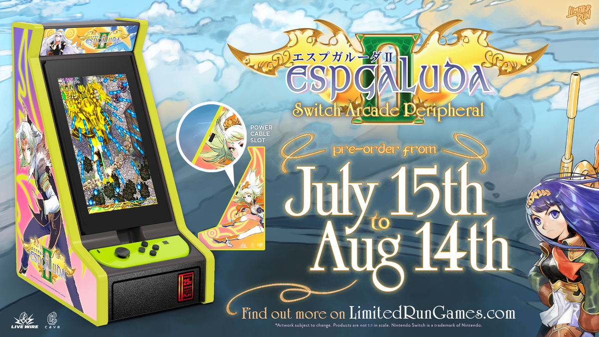 Espgaluda II Switch Arcade Peripheral – Limited Run Games
