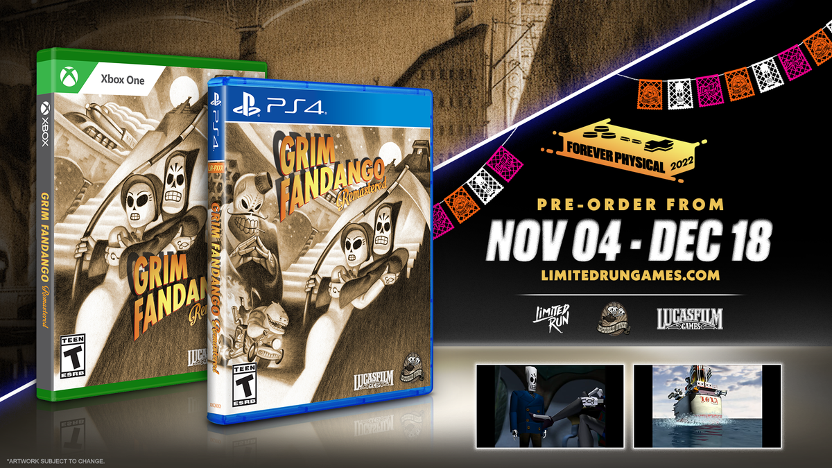 Limited Run #485: Grim Fandango Remastered (PS4) – Limited Run Games