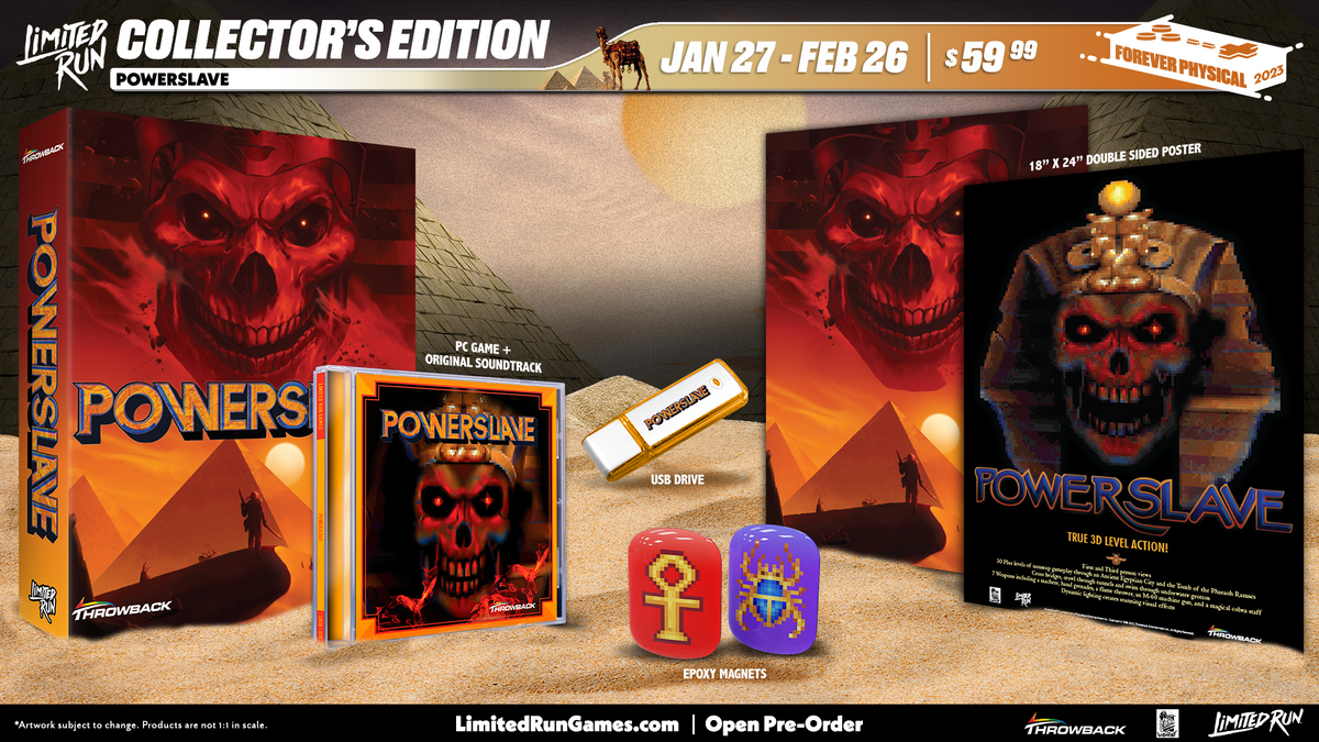 PowerSlave Collector's Edition (PC) – Limited Run Games