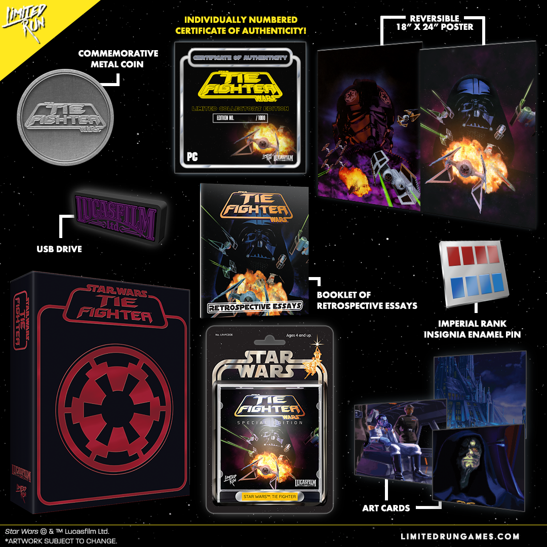 Star Wars: TIE Fighter Special Edition gets a Limited Run for the PC ...