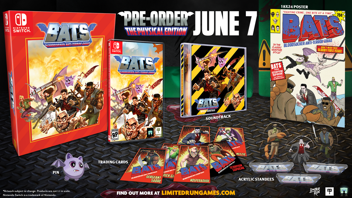 BATS: Bloodsucker Anti-Terror Squad – Limited Run Games