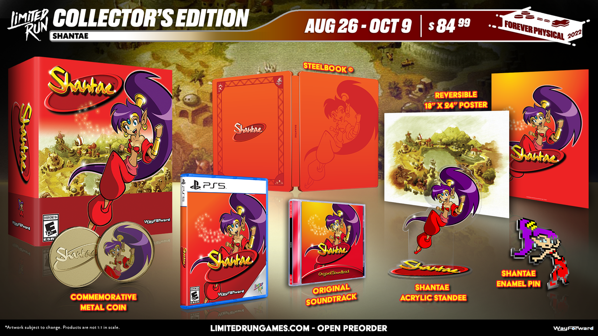 Shantae 20th Anniversary PlayStation Collection – Limited Run Games