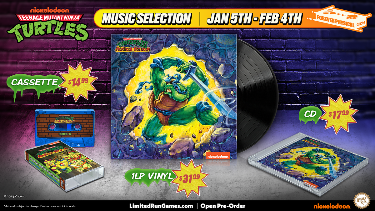 Teenage Mutant Ninja Turtles III: Radical Rescue Soundtrack – Limited ...