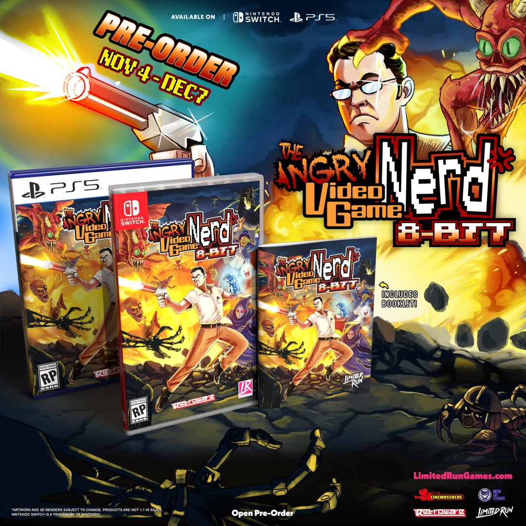 Angry Video Game Nerd 8-bit Standard Edition (Switch, PS5) – Limited ...