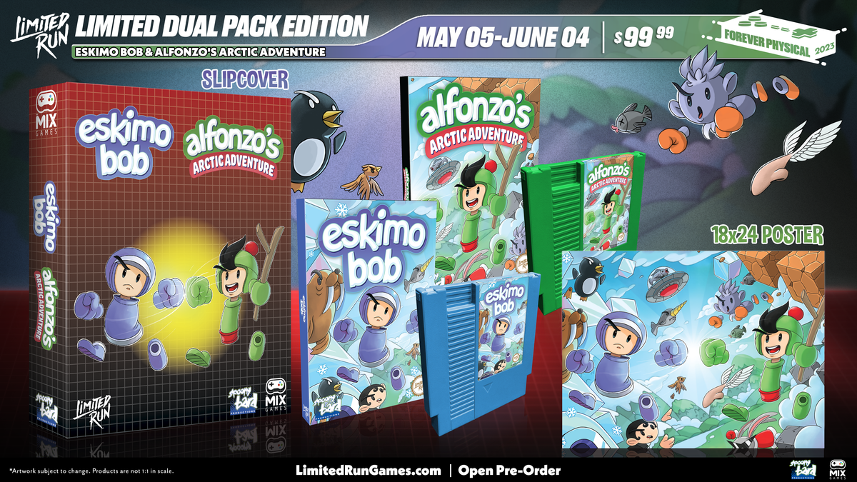 Eskimo Bob & Alfonzo's Arctic Adventure Dual Pack Edition (NES ...