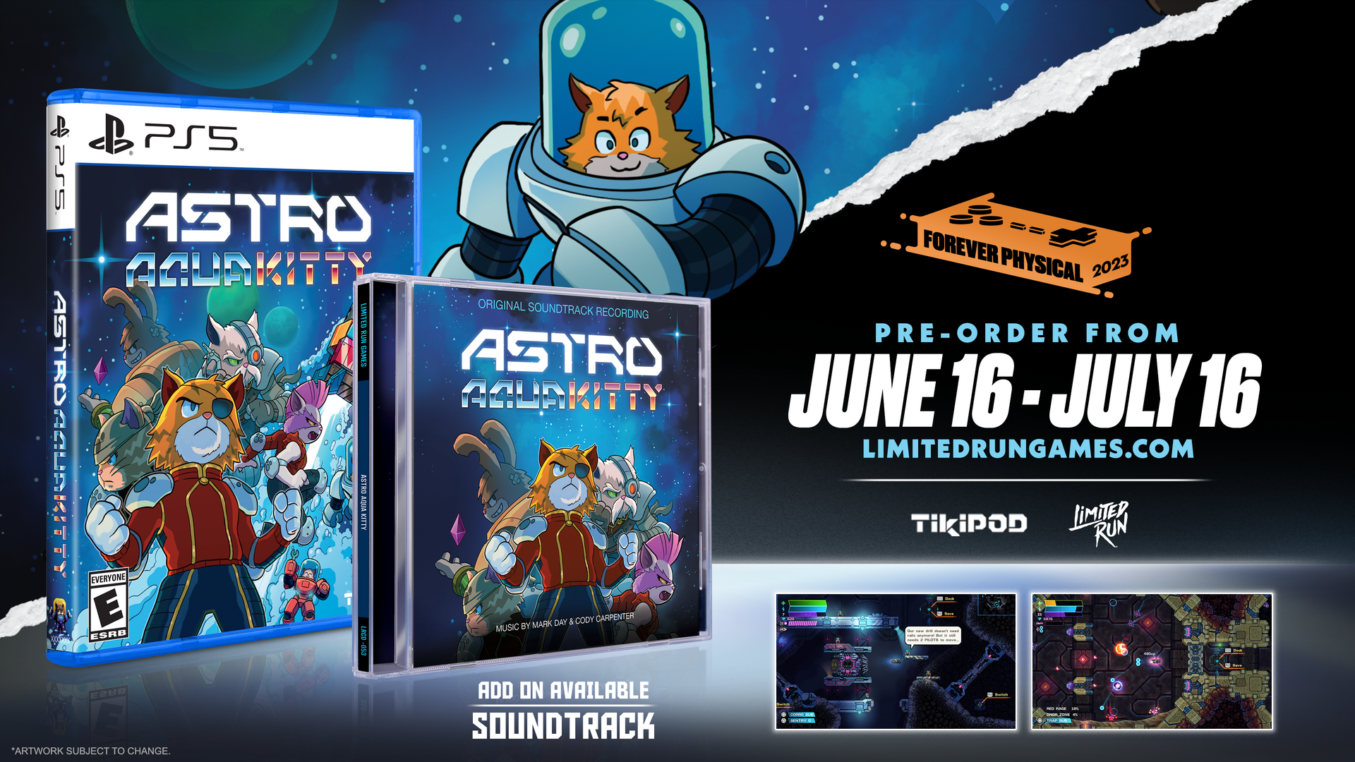 PS5 Limited Run #67: Astro Aqua Kitty – Limited Run Games