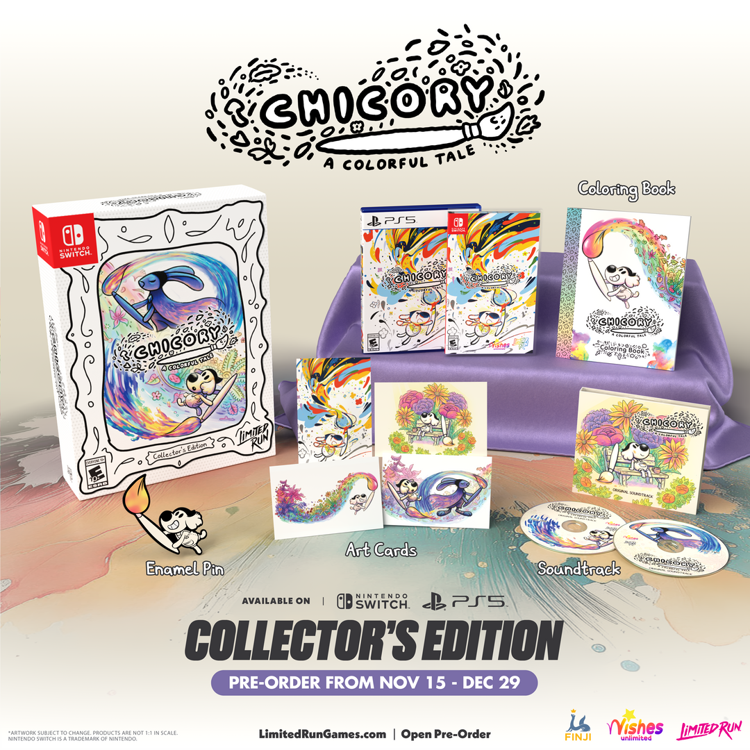 Chicory: A Colorful Tale Collector's Edition (Switch, PS5) – Limited ...