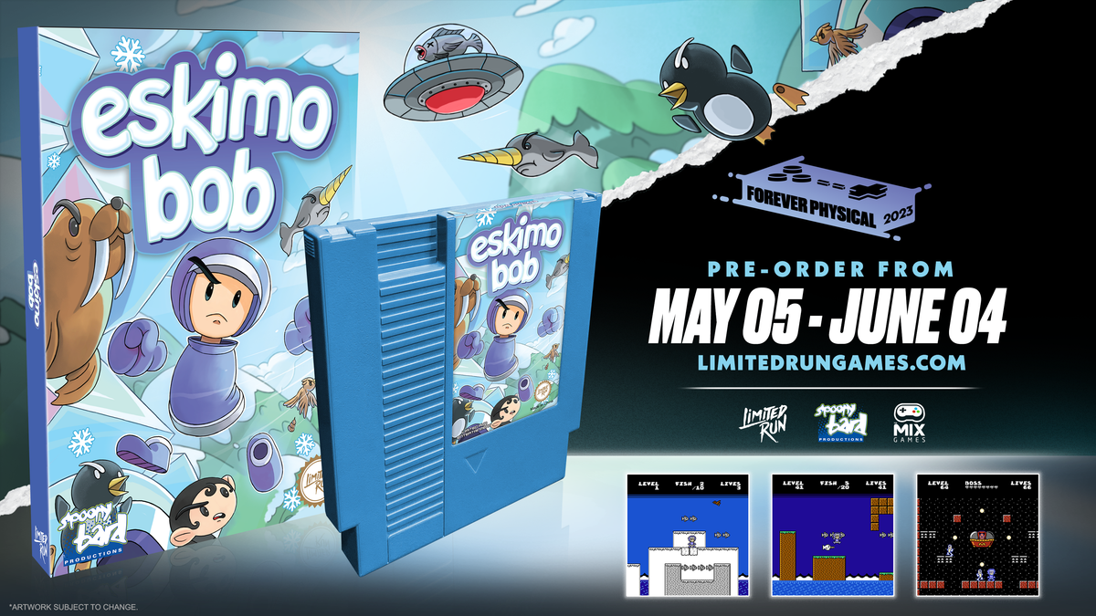 Eskimo Bob (NES) – Limited Run Games
