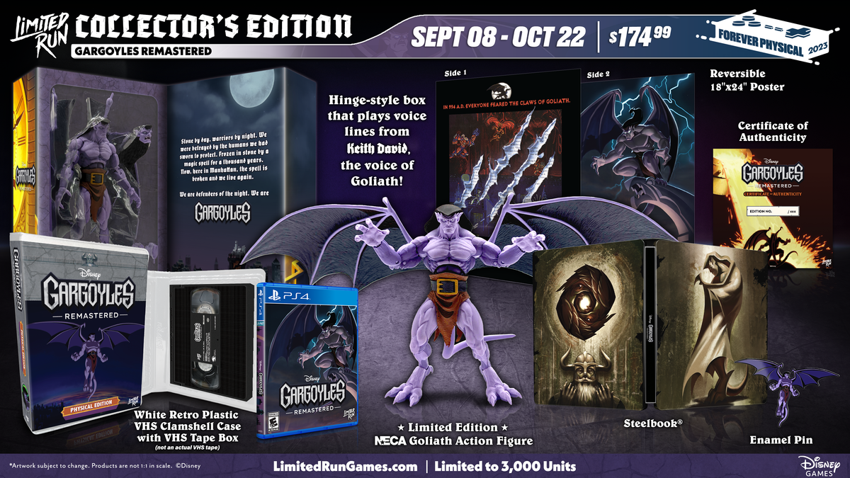 Limited Run #531: Gargoyles Remastered Collector's Edition – Limited ...