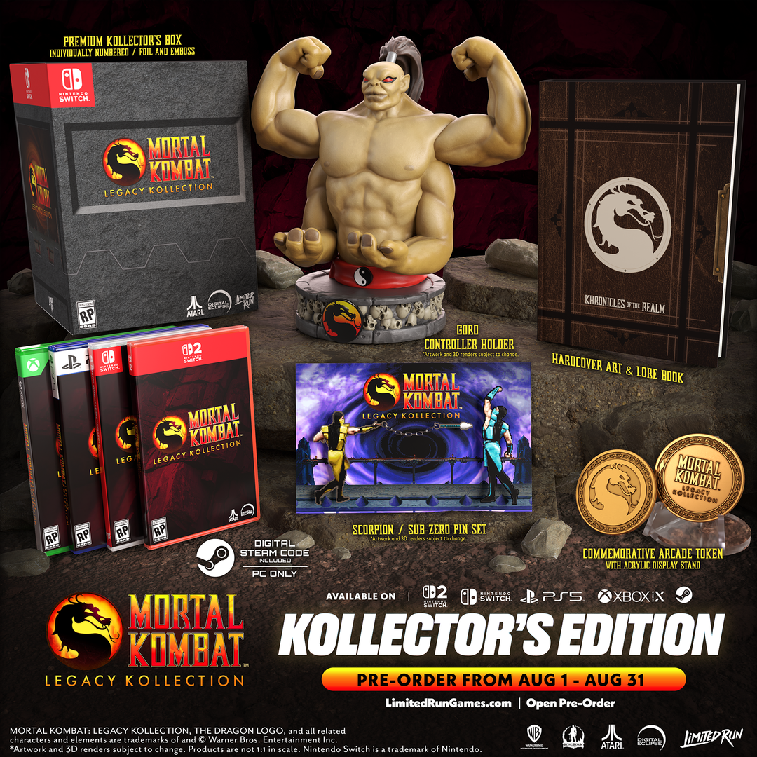 Mortal Kombat: Legacy Kollection Kollector's Edition (Switch, Switch 2 – Limited Run Games