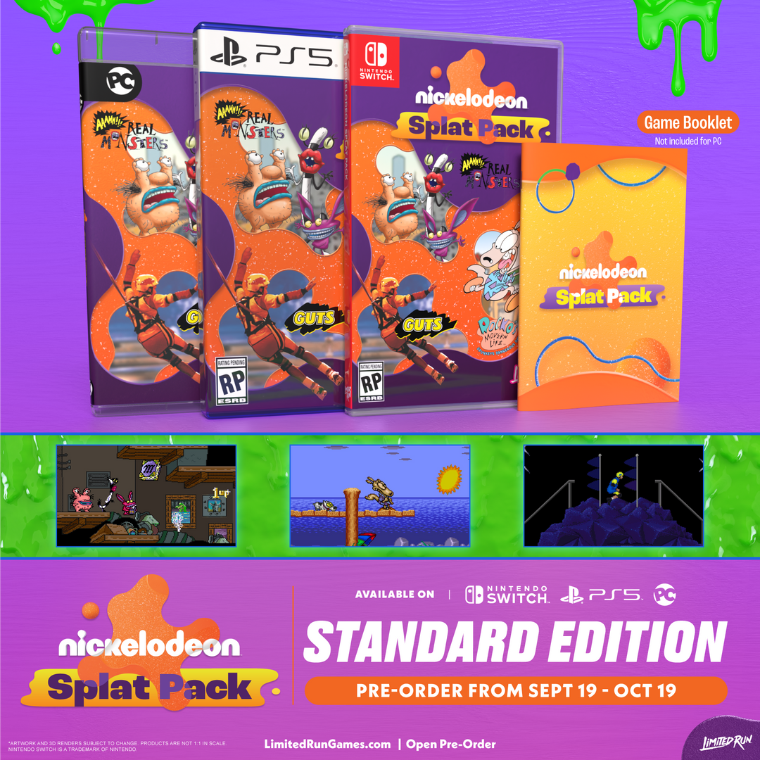 Nickelodeon Splat Pack Standard Edition (Switch, PS5, PC) – Limited Run ...