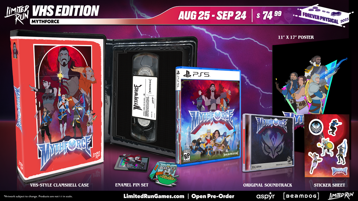 PS5 Limited Run #78: MythForce VHS Edition – Limited Run Games