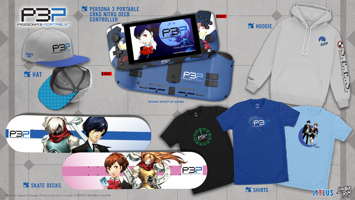 Persona 3 Portable Logo T-Shirt – Limited Run Games