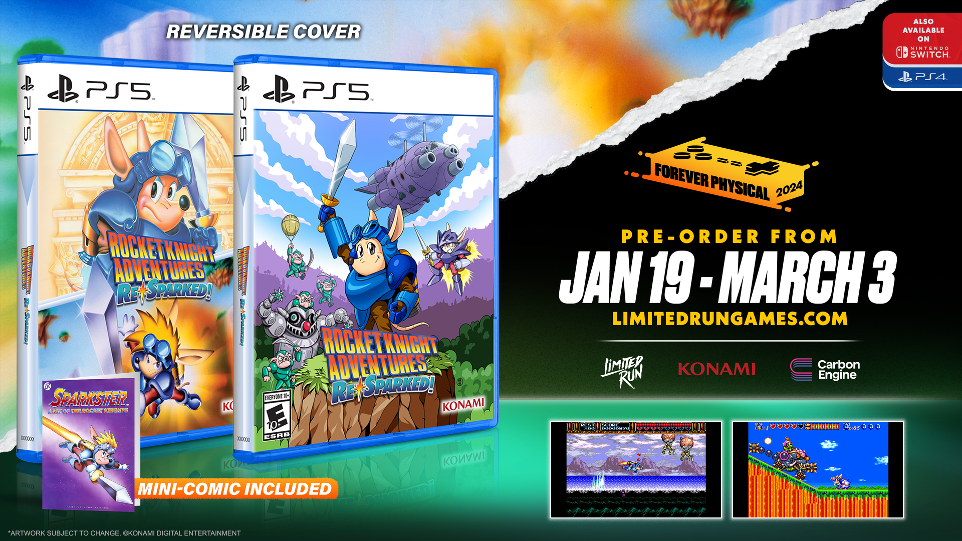 PS5 Limited Run #77: Rocket Knight Adventures: Re-Sparked – Limited Run ...