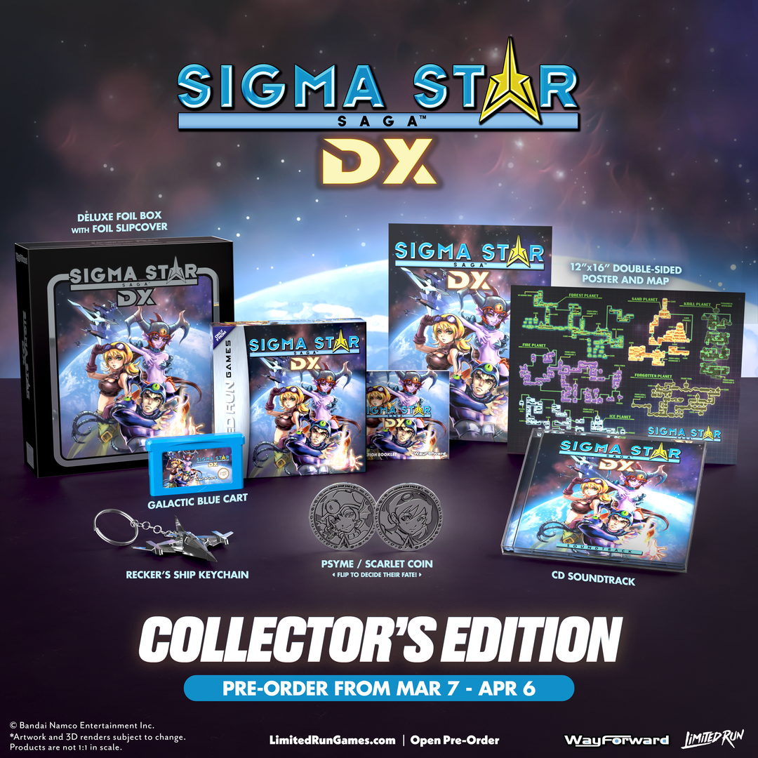 Sigma Star Saga DX Collector's Edition (GBA) – Limited Run Games