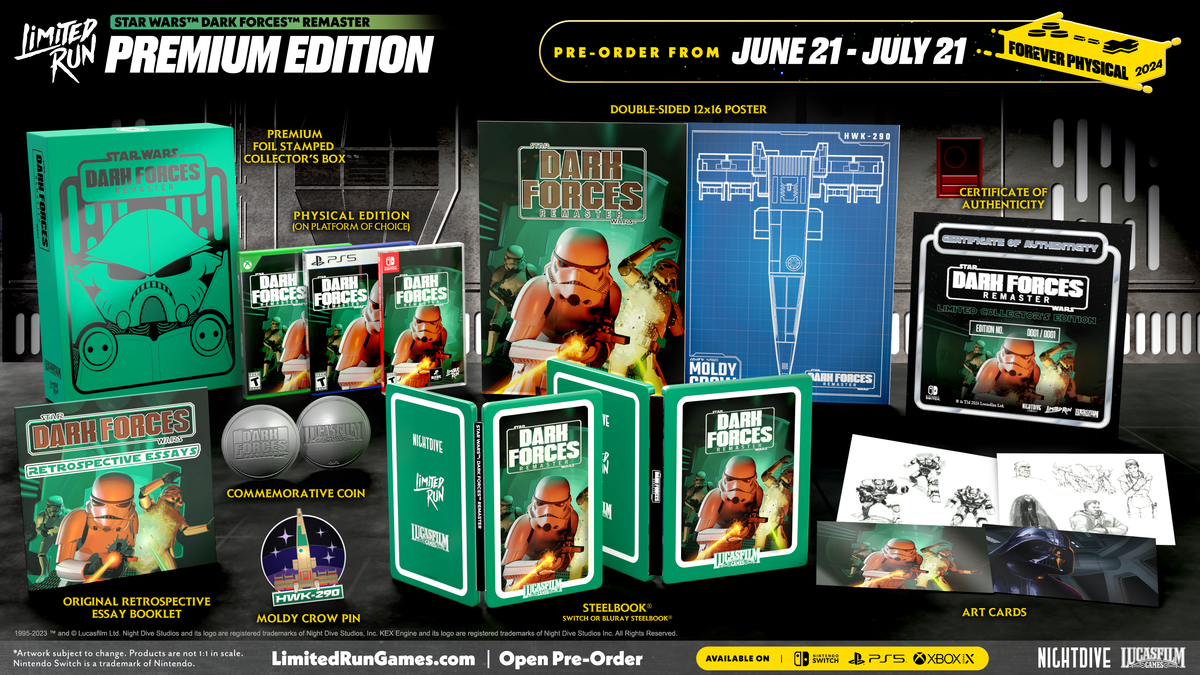 Switch Limited Run #244: STAR WARS: Dark Forces Remaster Premium Editi ...