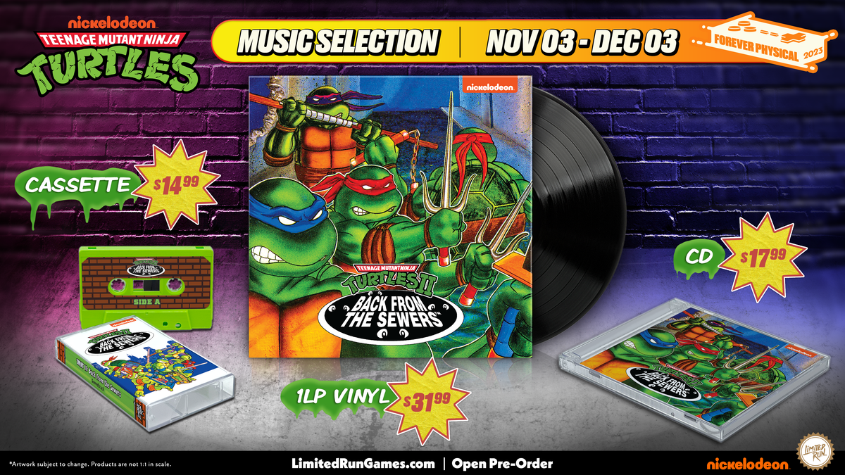 Teenage Mutant Ninja Turtles II: Back from the Sewers - Cassette Sound ...