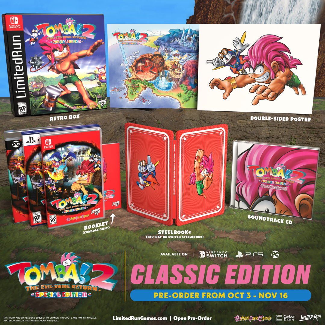 Tomba! 2: The Evil Swine Return Special Edition Classic Edition (Switc – Limited Run Games