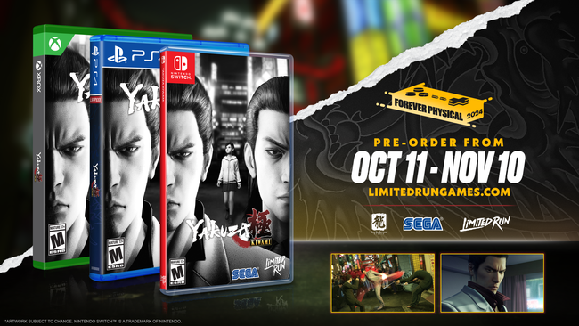 Yakuza Kiwami Standard Edition Switch Ps4 Xbox Limited Run Games