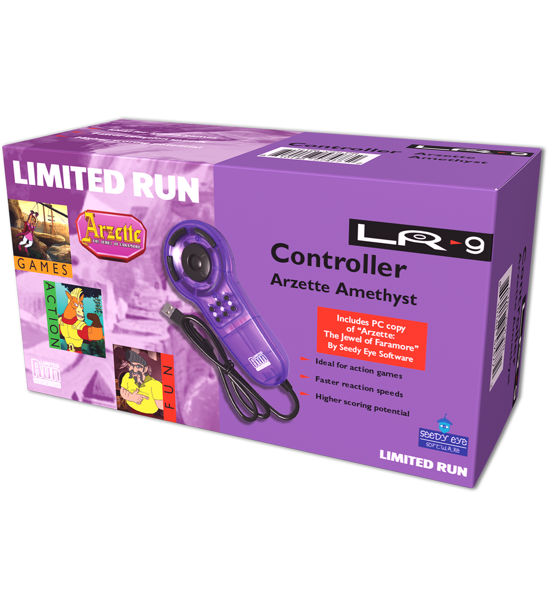 Retro Inspired Controller & Arzette The Jewel of Faramore Bundle ...