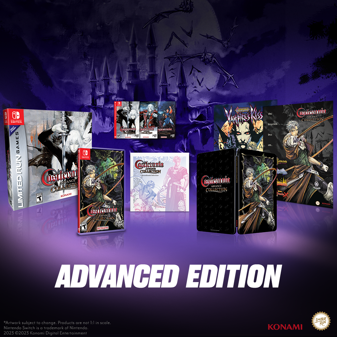 Switch Limited Run #198: Castlevania Advance Collection Advanced Editi ...