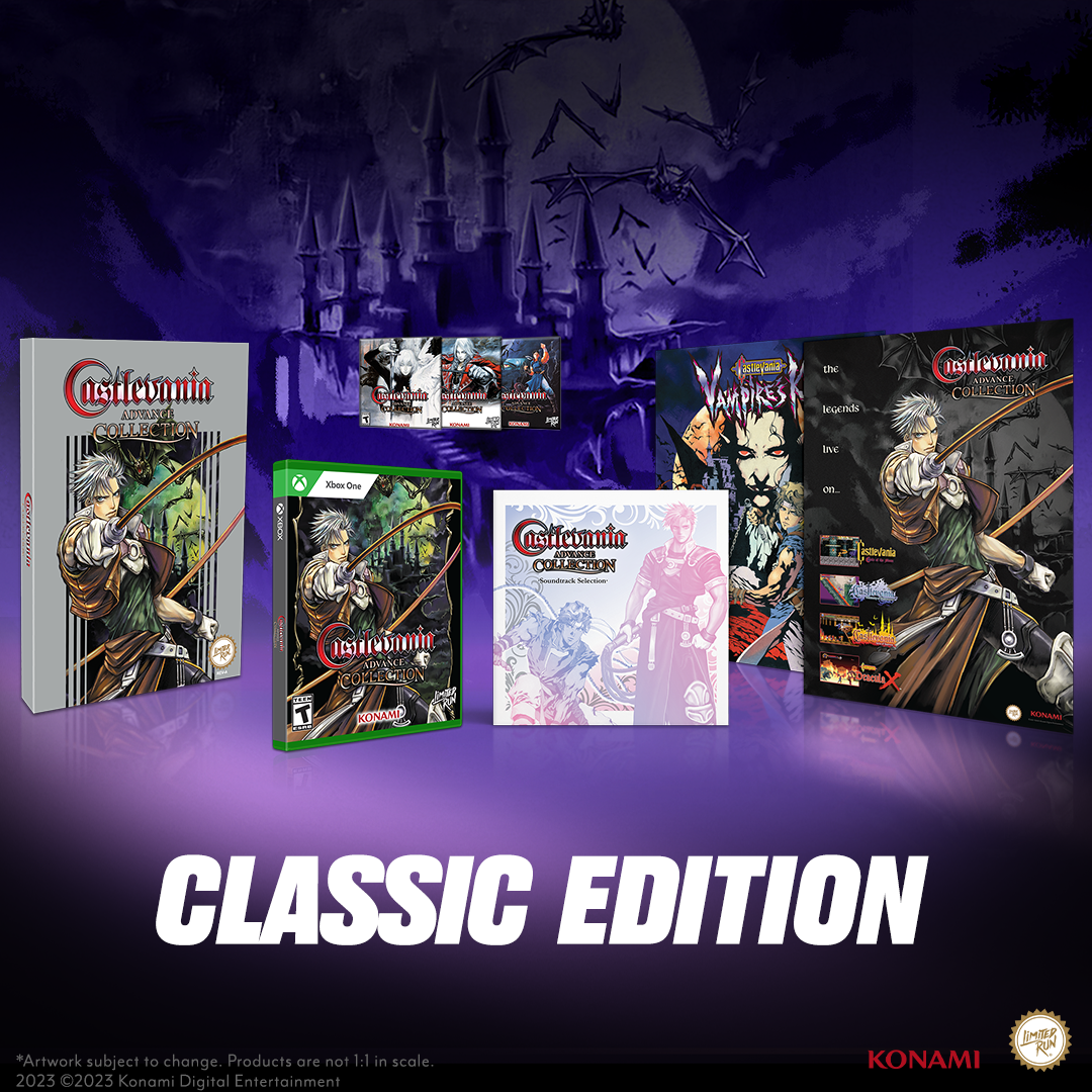 Xbox Limited Run #7: Castlevania Advance Collection Classic Edition ...