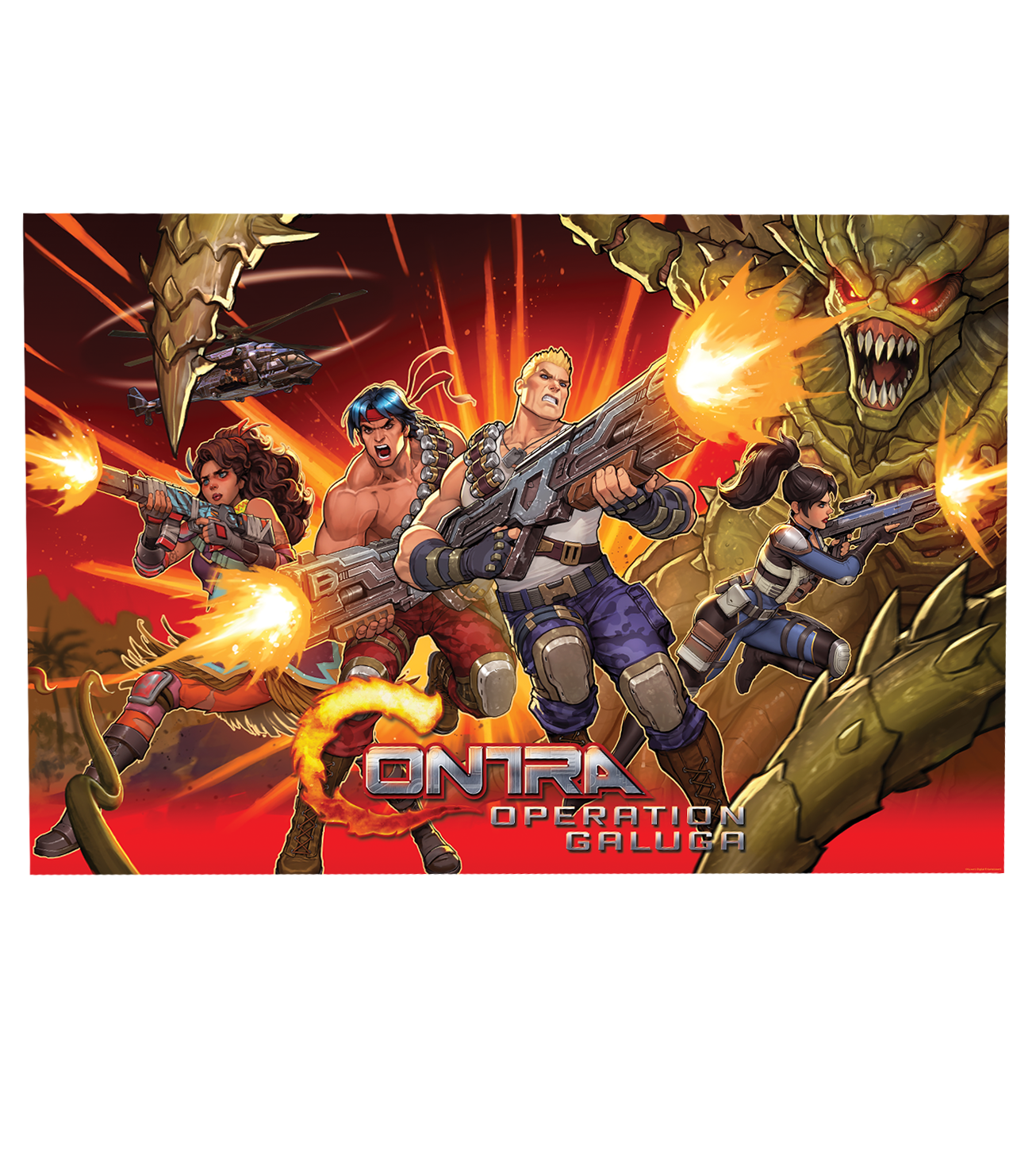 Contra: Operation Galuga Poster – Limited Run Games