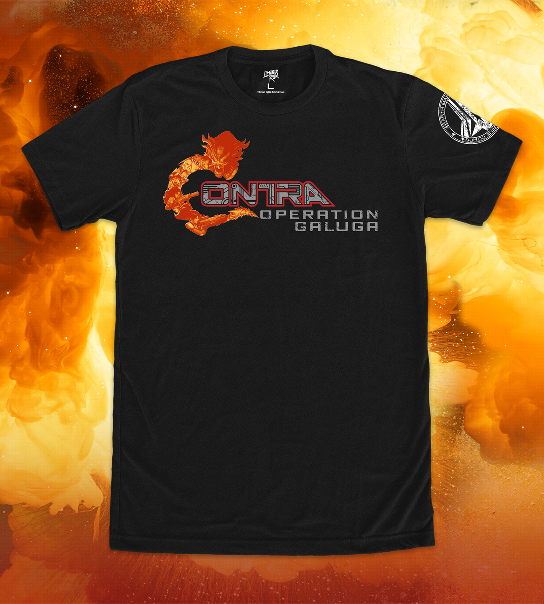 Contra: Operation Galuga T-Shirt – Limited Run Games