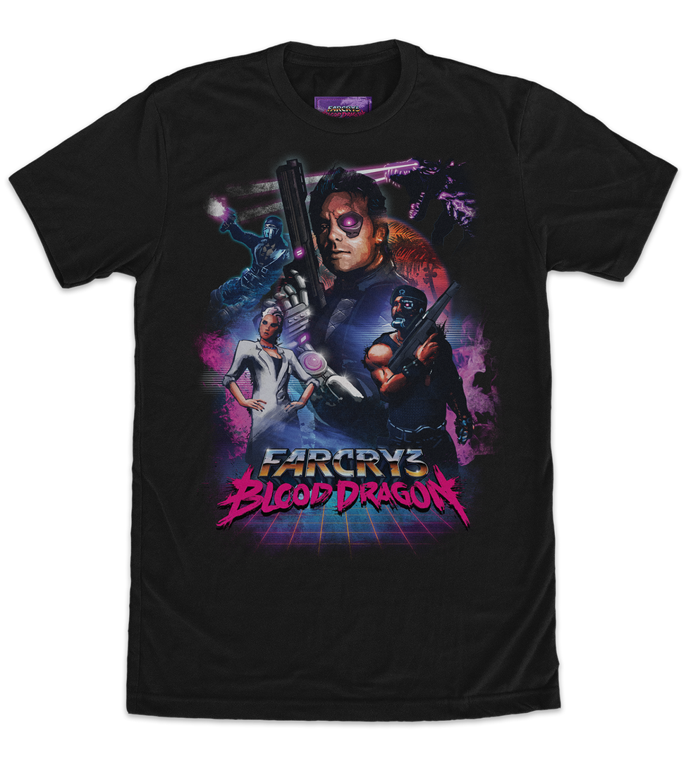 Far Cry 3 - Blood Dragon T-Shirt – Limited Run Games Far Cry 3 - Blood Dragon T-Shirt – Limited Run Games