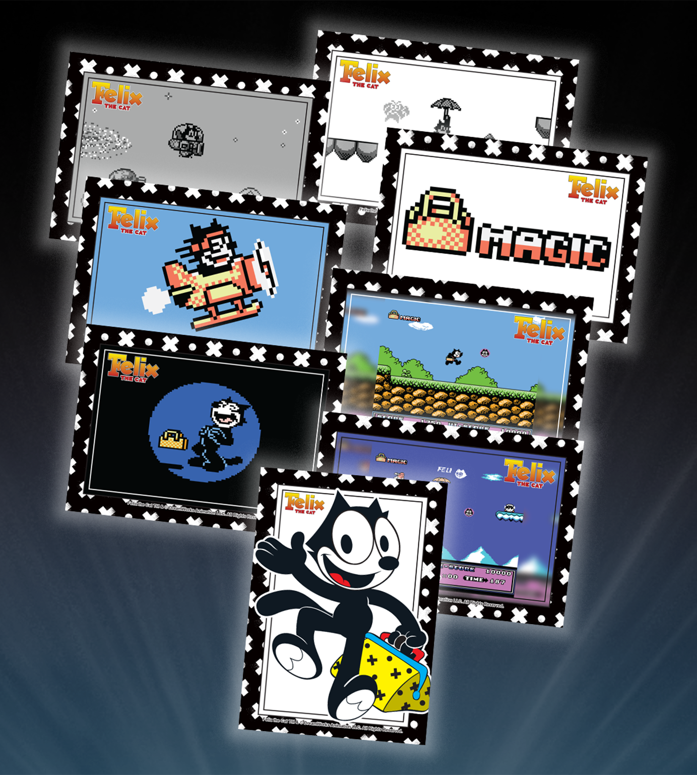 Felix the Cat Trading Card Set – Limited Run Games