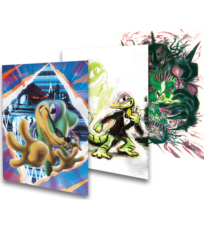 GEX Trilogy Poster – Limited Run Games