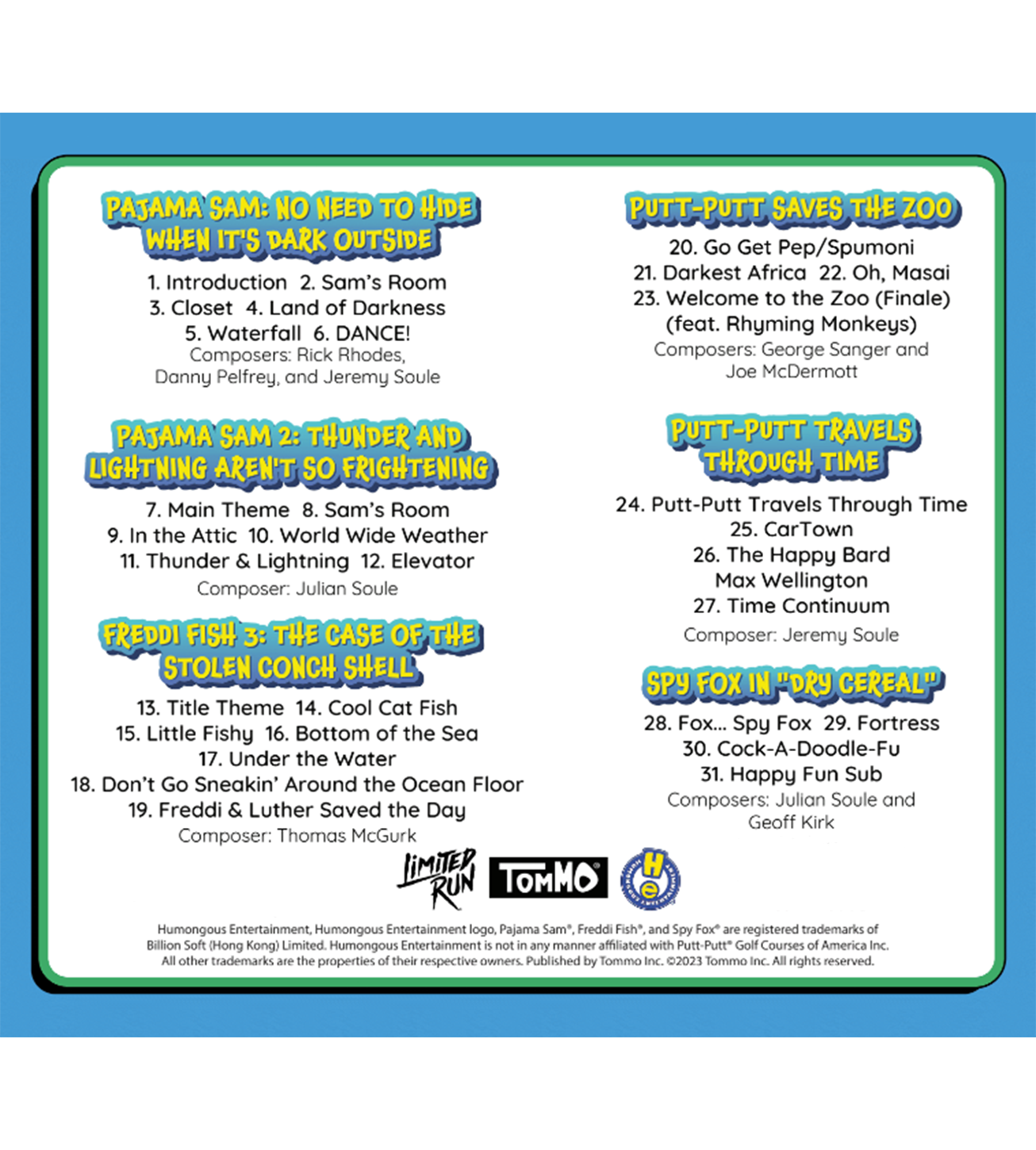 Humongous Classic Collection (Switch) – Limited Run Games