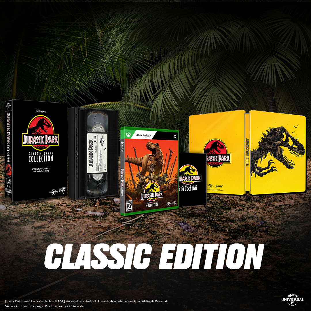 Jurassic Park Classic Games Collection Classic Edition Xbox Series X Limited Run Games
