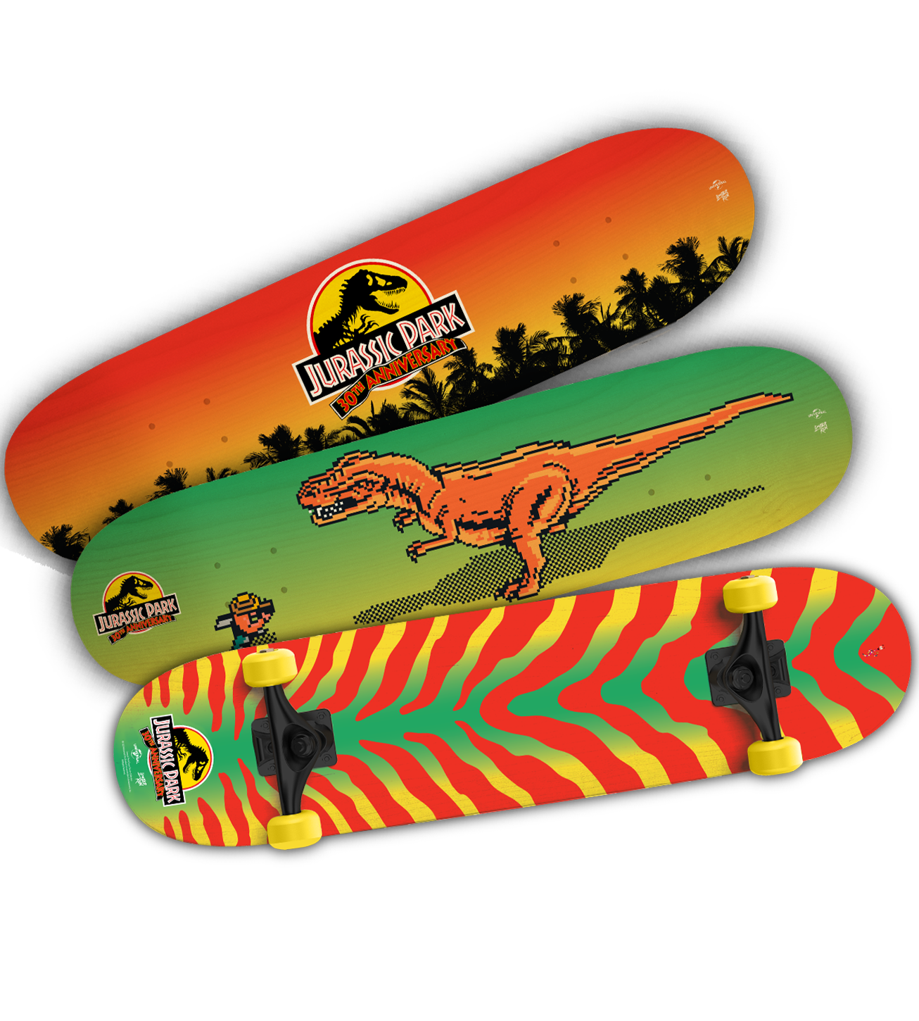 Jurassic Park Skate Decks – Limited Run Games