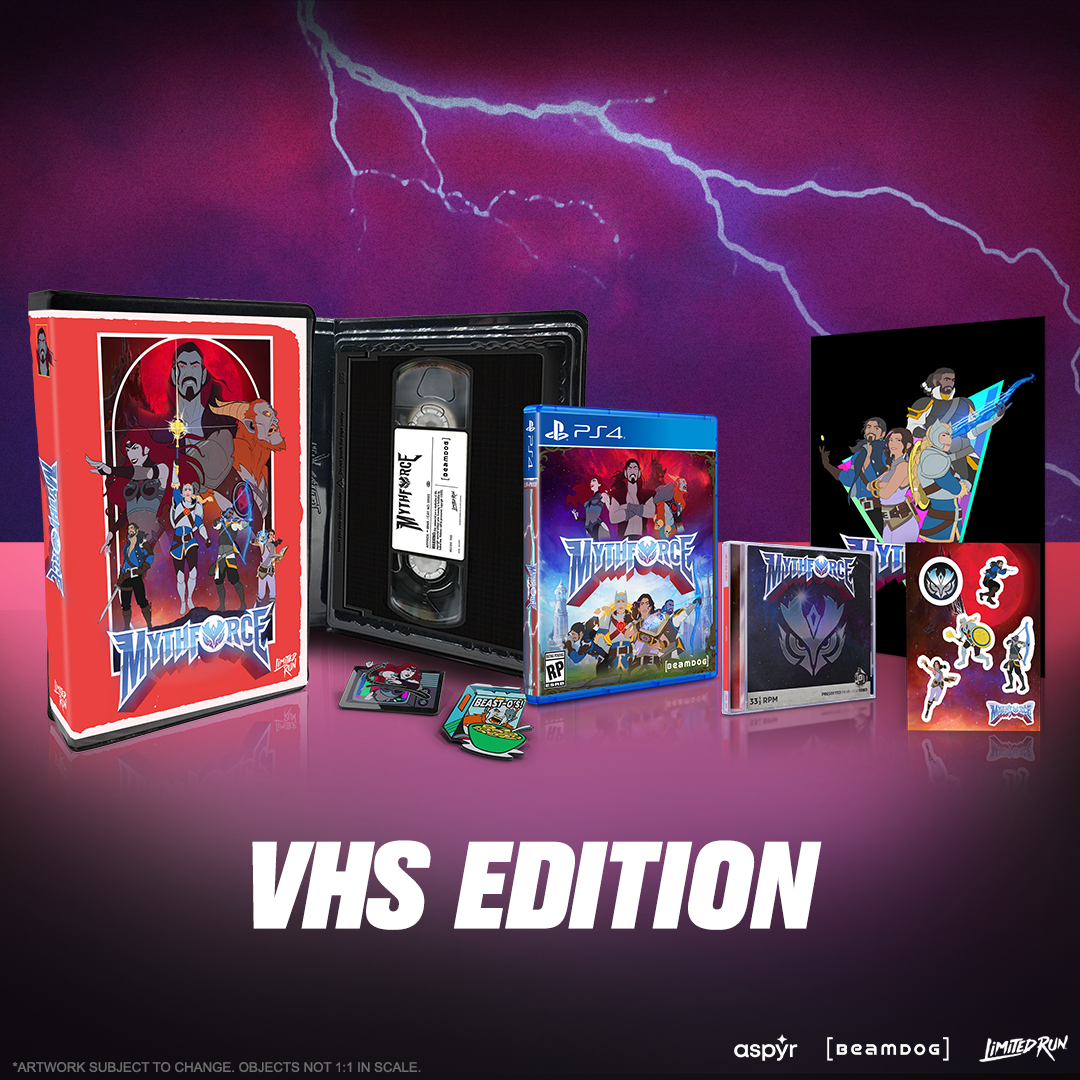Limited Run #533: MythForce VHS Edition (PS4) – Limited Run Games