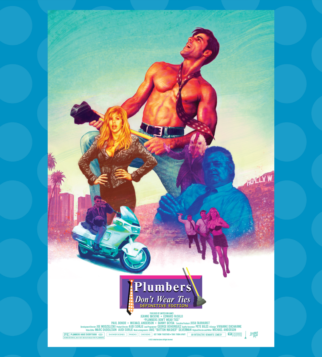Plumbers Don’t Wear Ties: Definitive Edition Poster – Limited Run Games