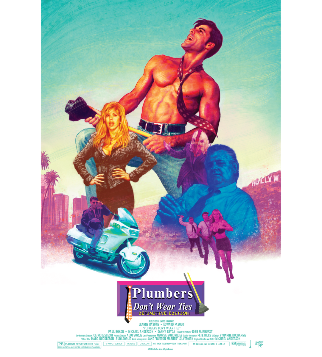 Plumbers Don’t Wear Ties: Definitive Edition Poster – Limited Run Games