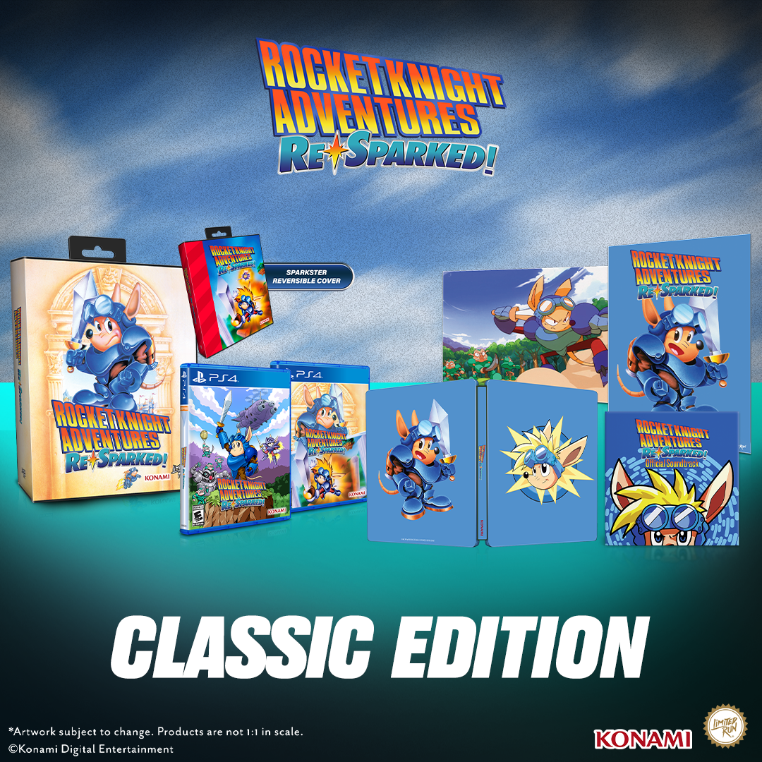 Limited Run #532: Rocket Knight Adventures: Re-Sparked Classic Edition ...
