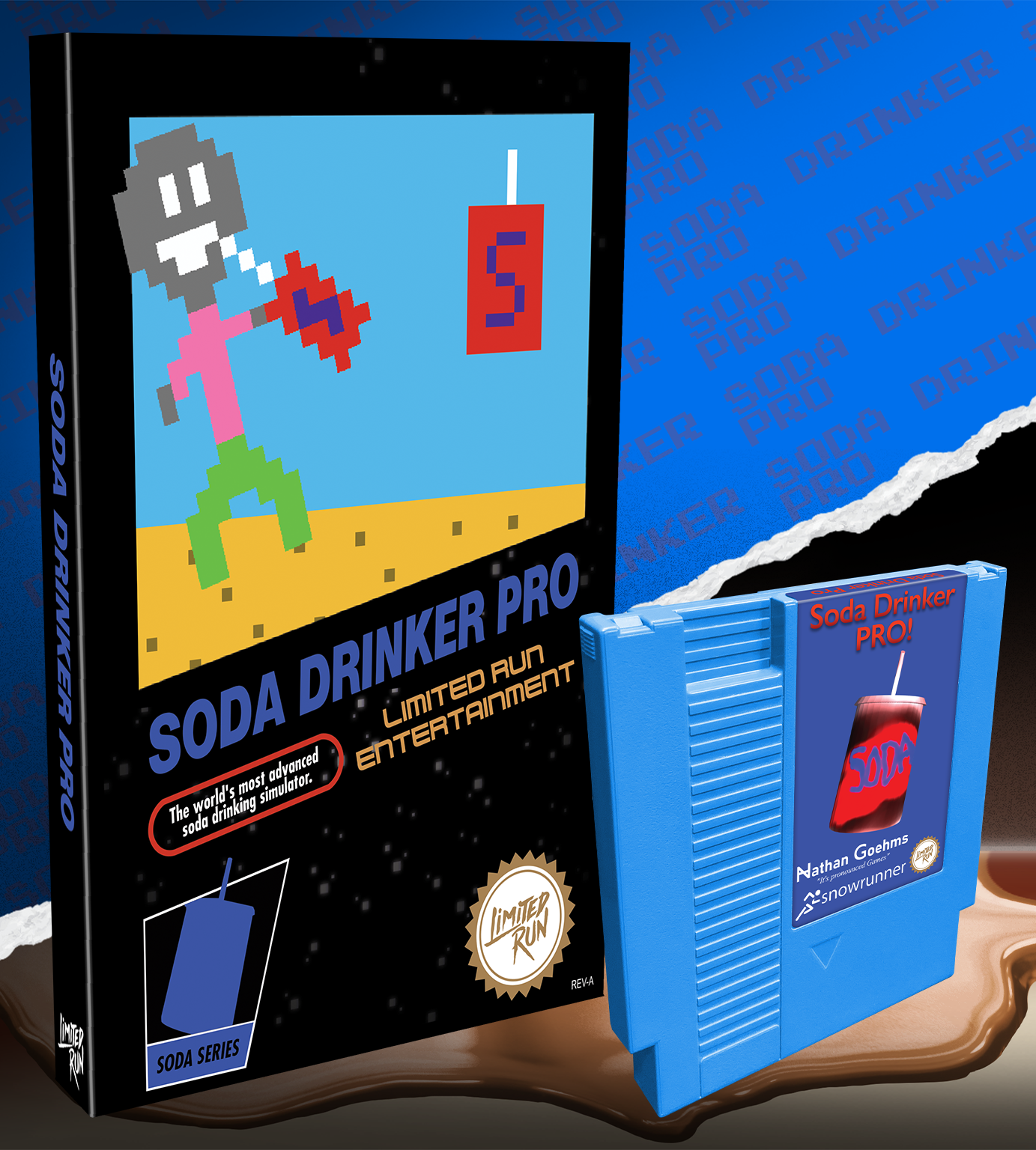 Soda Drinker Pro (NES) – Limited Run Games