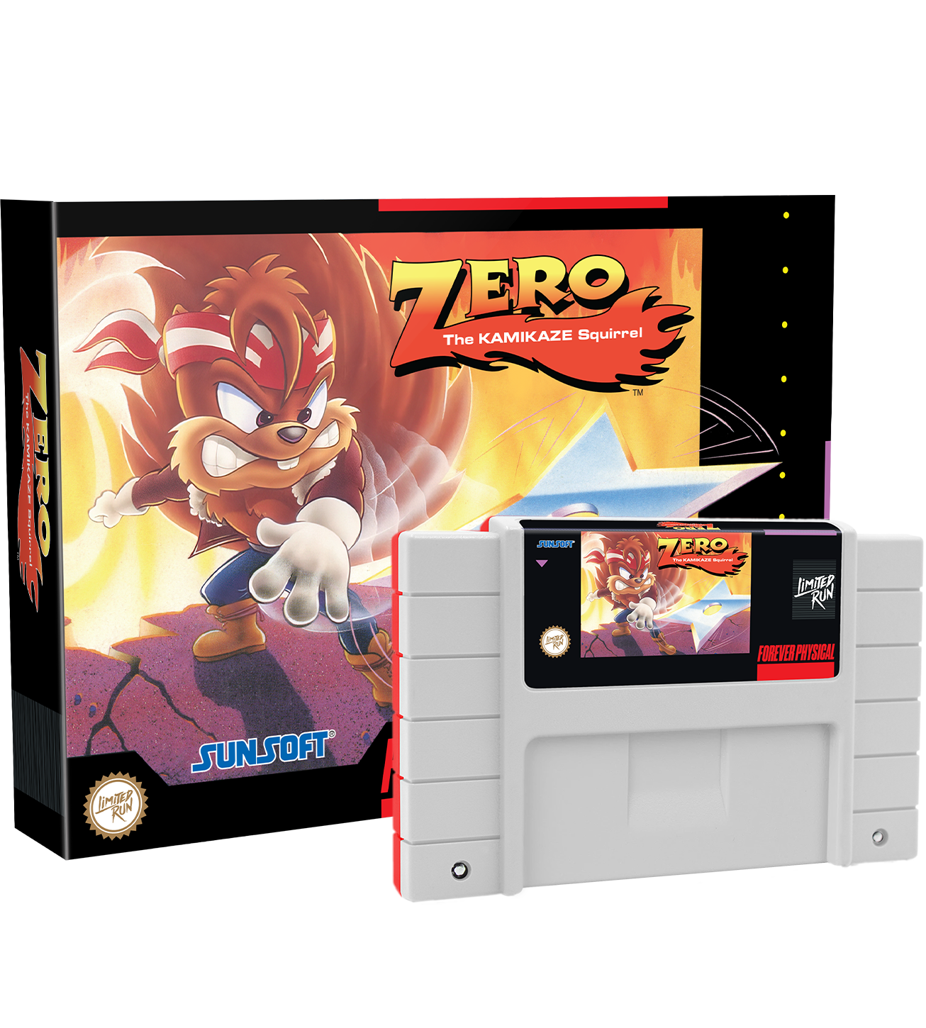 Zero the Kamikaze Squirrel (SNES) – Limited Run Games