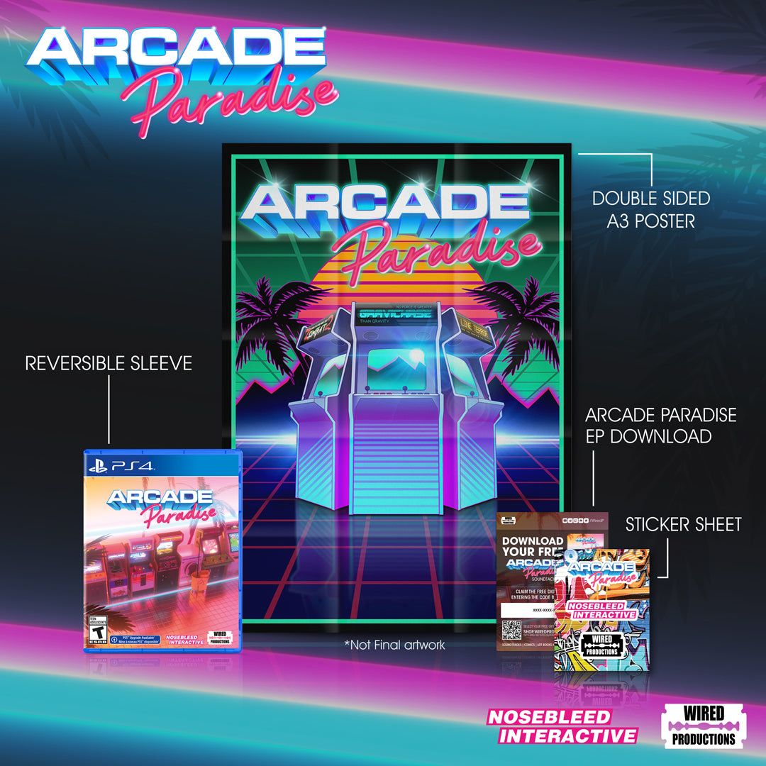 Arcade Paradise (PS4) – Limited Run Games