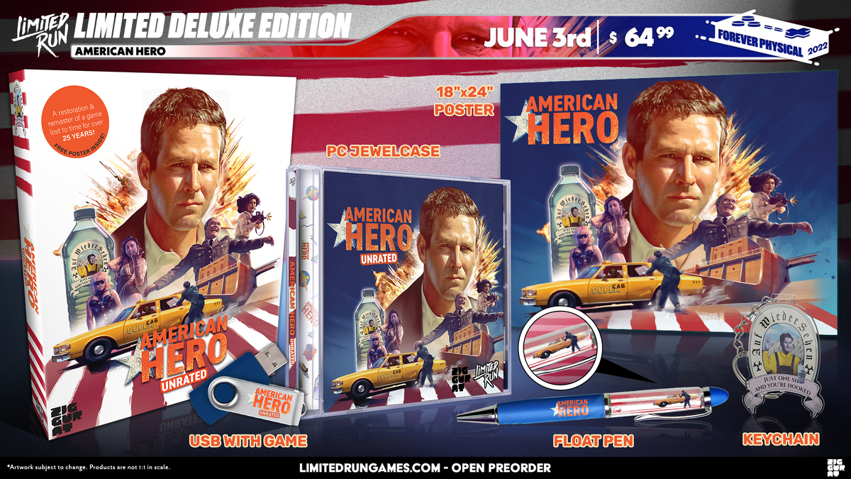 American Hero Unrated (PC) – Limited Run Games