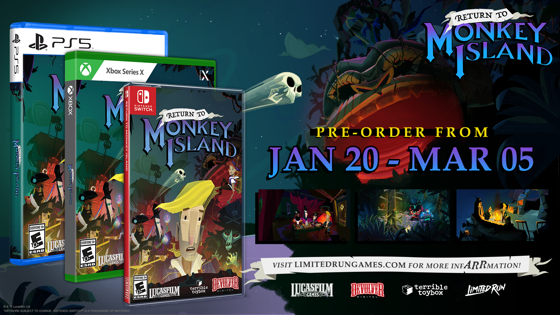 Return to Monkey Island (Switch) – Limited Run Games
