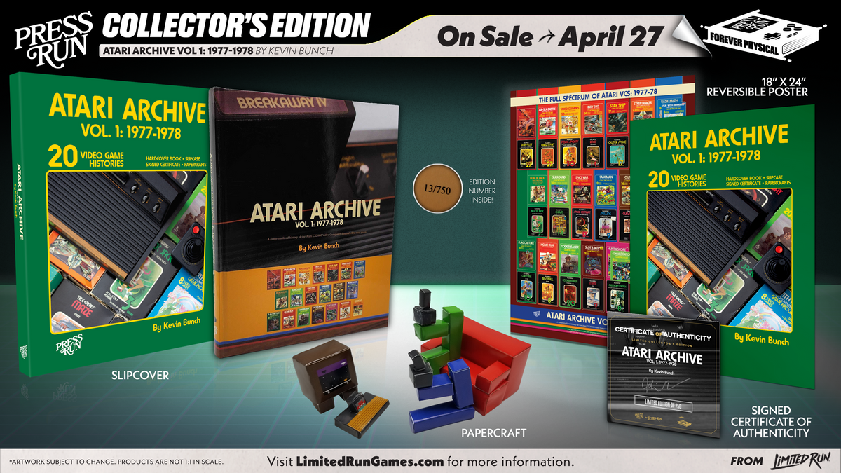 Atari Archive Vol. 1 Collector's Edition (Hardcover) – Limited Run Games