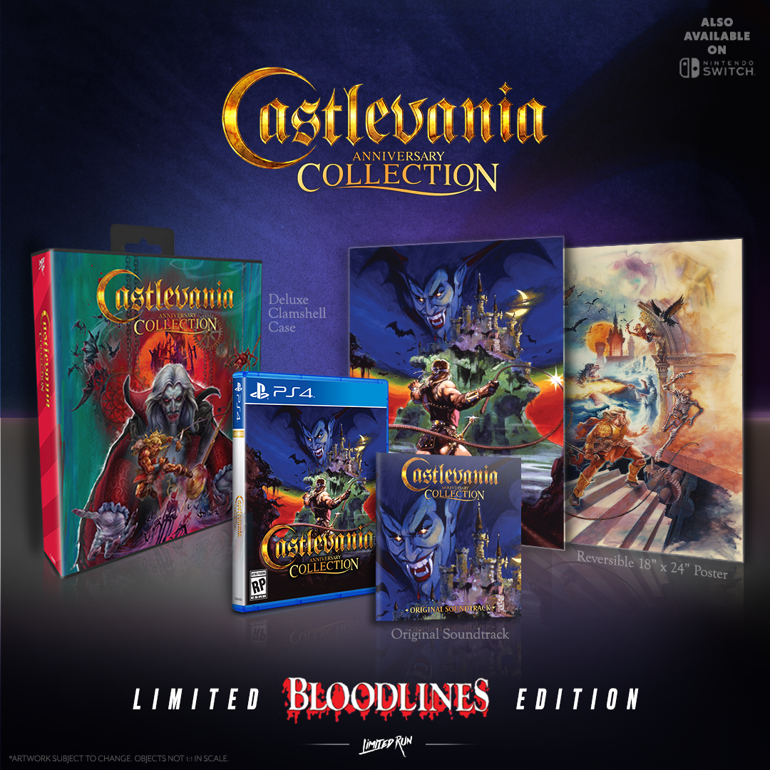 Limited Run #405: Castlevania Anniversary Collection - Bloodlines Edit ...