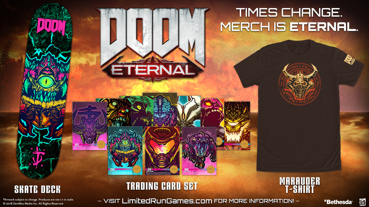 DOOM Eternal Trading Card Set – Limited Run Games