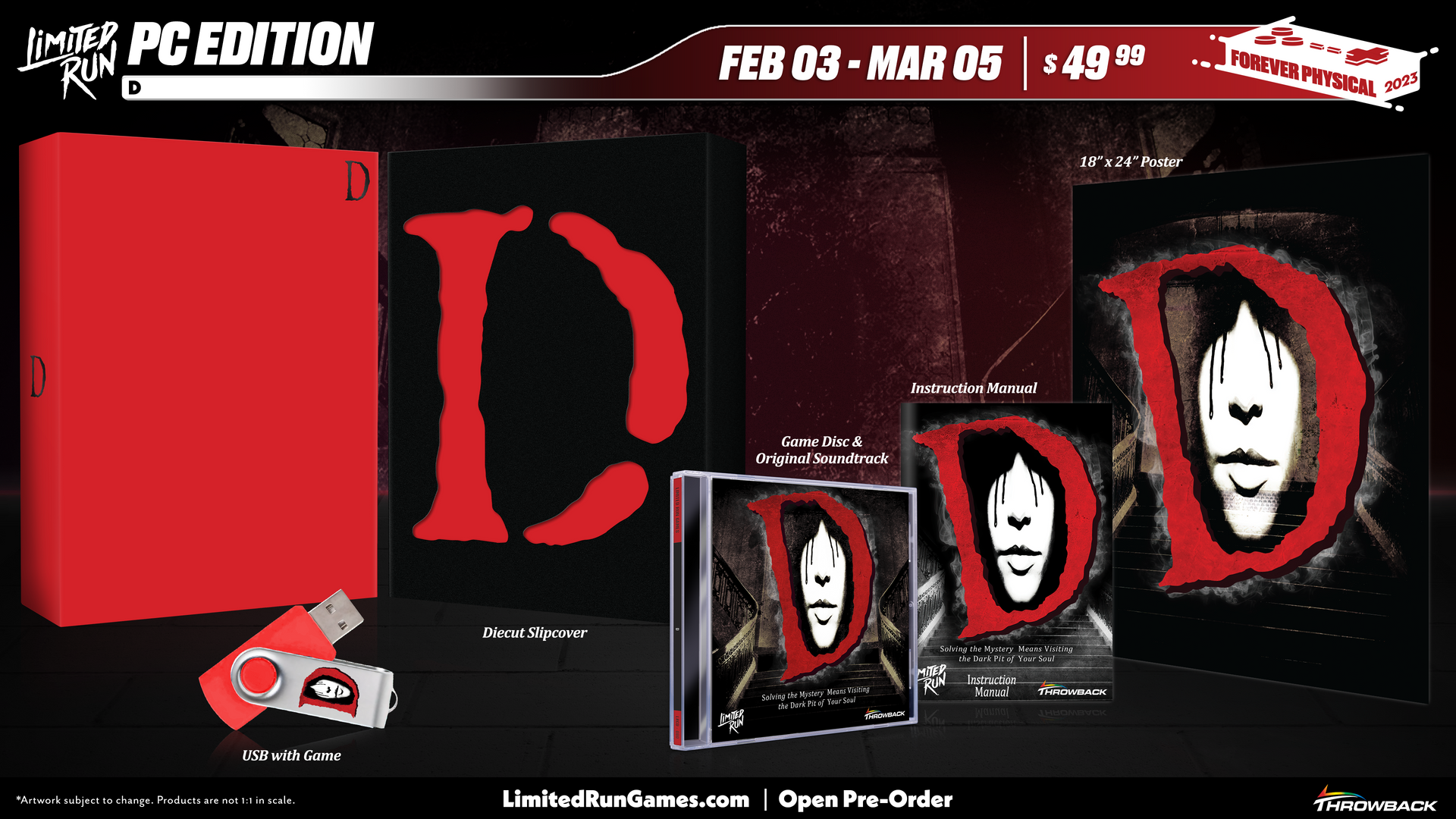 D: The Game Collector's Edition (PC) – Limited Run Games