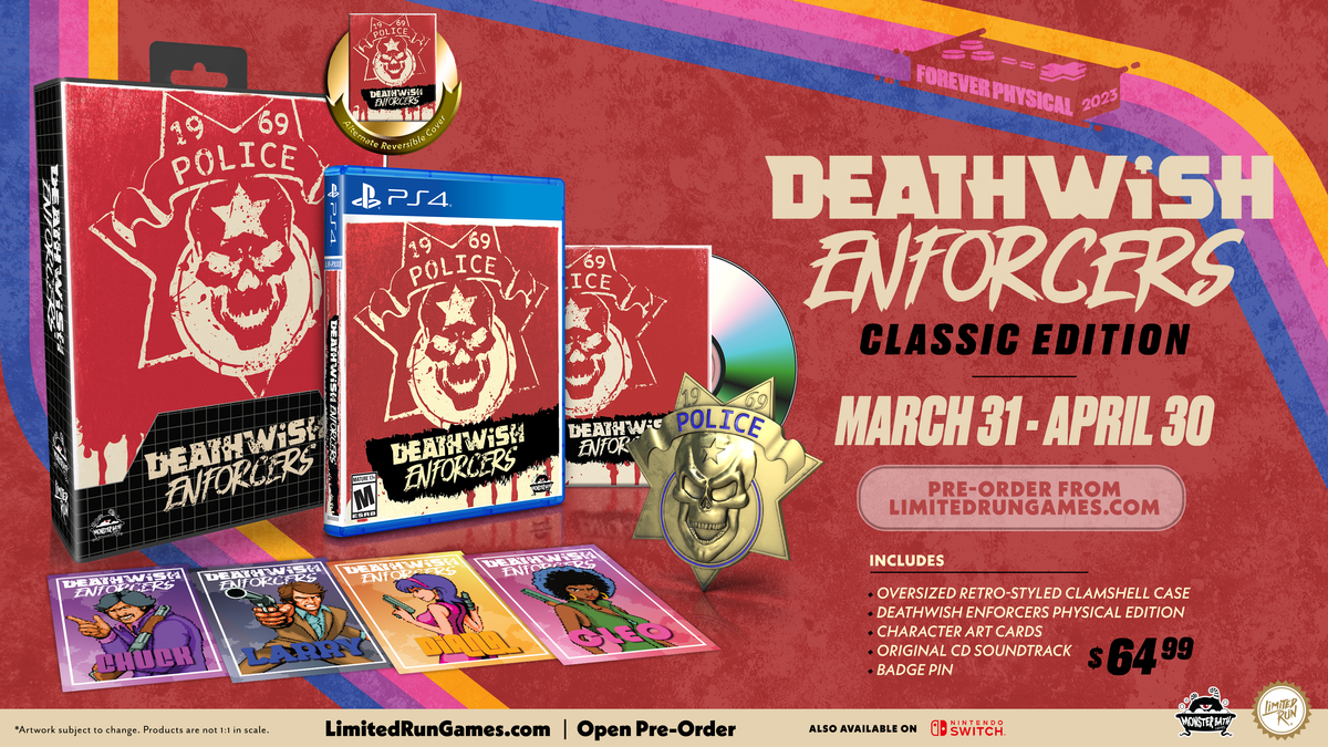 Limited Run #505: Deathwish Enforcers Classic Edition (PS4) – Limited ...