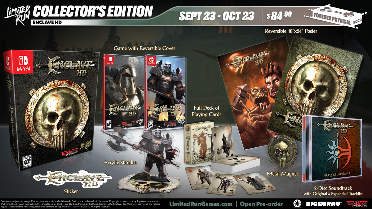 Switch Limited Run #157: Enclave HD Collector's Edition – Limited Run Games